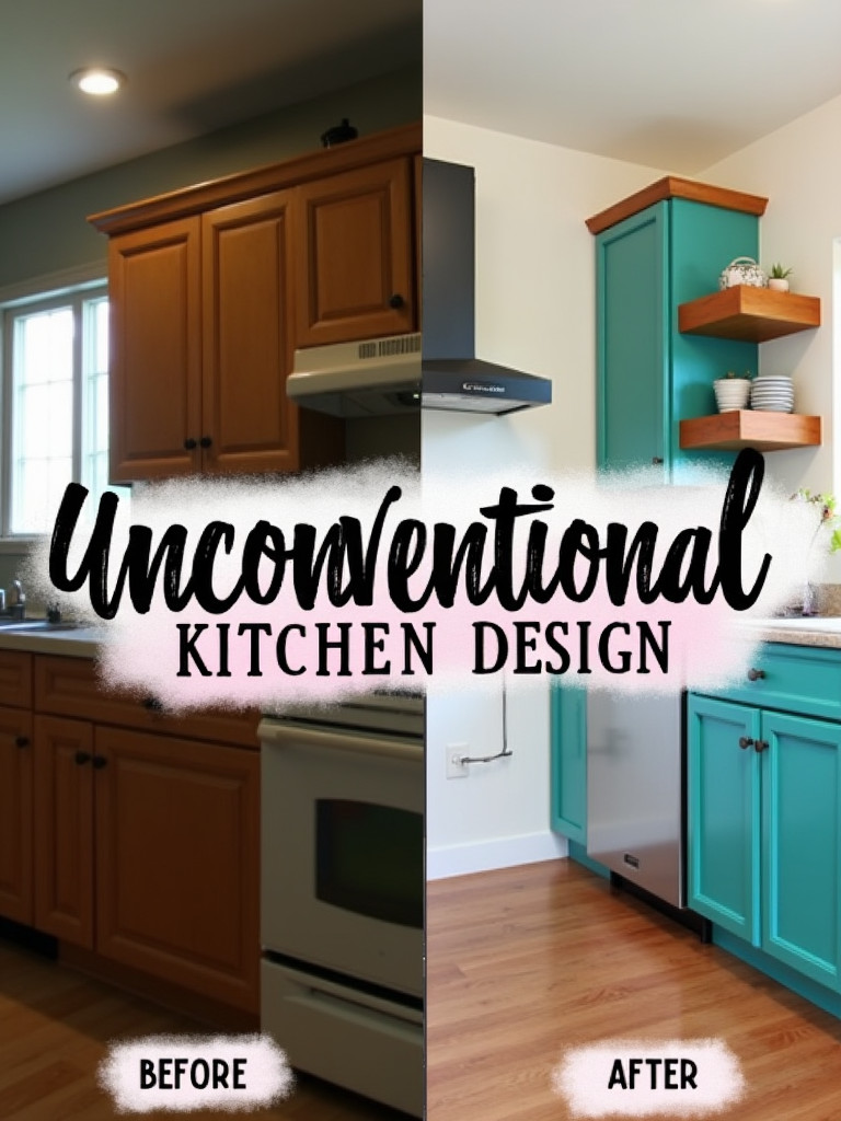 Why Embrace Unconventional Kitchen Design Styles? - Without The CUBE