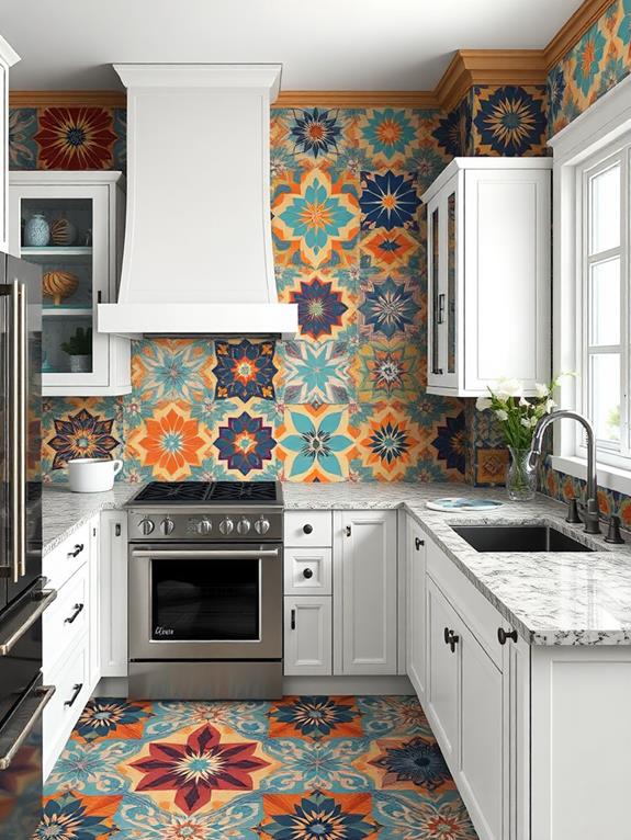 11 Colorful Tile Patterns for Eclectic Kitchens - Without The CUBE