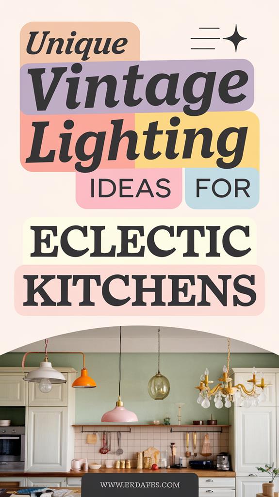 12 Unique Vintage Lighting Ideas for Eclectic Kitchens - Without The CUBE