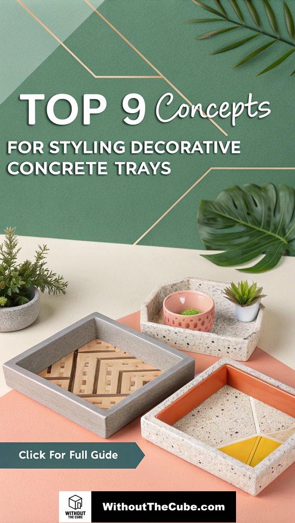 Top 9 Concepts for Styling Decorative Concrete Trays - Without The CUBE