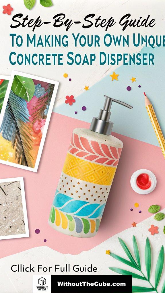 Step-by-Step Guide to Making Your Own Unique Concrete Soap Dispenser ...