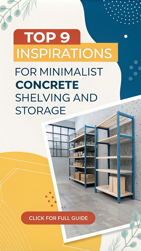 Top 9 Inspirations for Minimalist Concrete Shelving and Storage ...