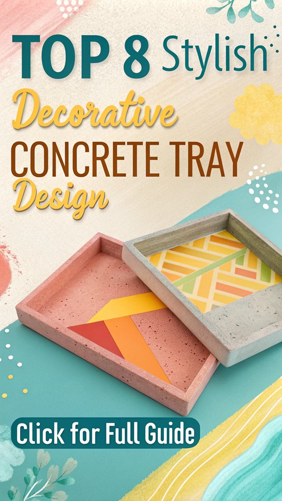 Top 8 Stylish Decorative Concrete Tray Design - Without The CUBE